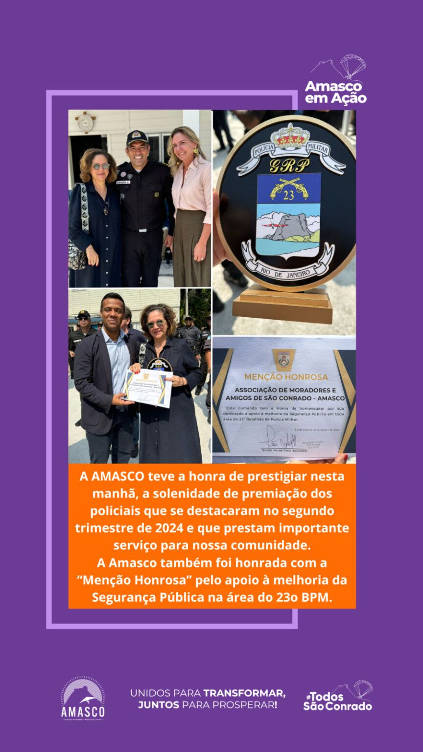 Menção Honrosa para Amasco – AMASCO